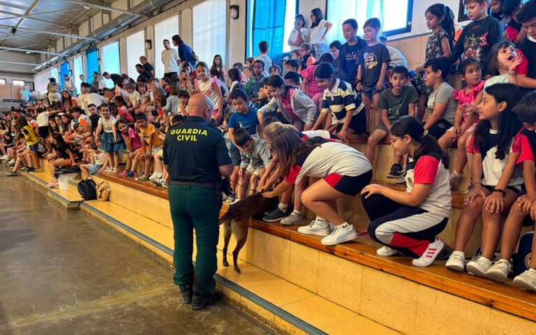 La Guardia Civil acerca su labor a 350 escolares en una jornada ...